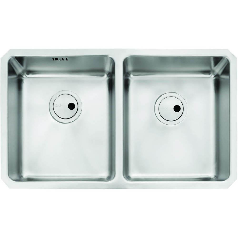 Abode Matrix R25 2 Bowel Undermount Sink - Stainless Steel